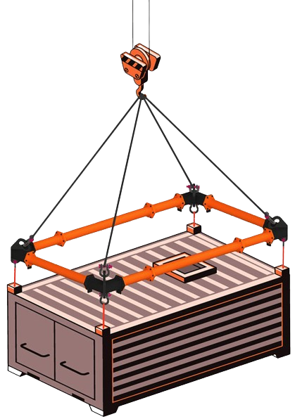 Spreader Frame Ox & Rud. For larger loads. In Stock!